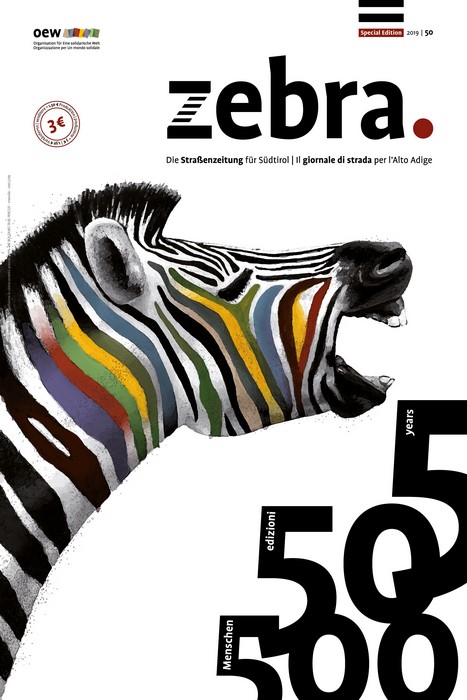 Straßenzeitung zebra. feiert 50. Ausgabe